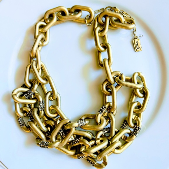 Kenneth Cole | Jewelry | Vtg Kenneth Cole New York Gold Rhinestone ...